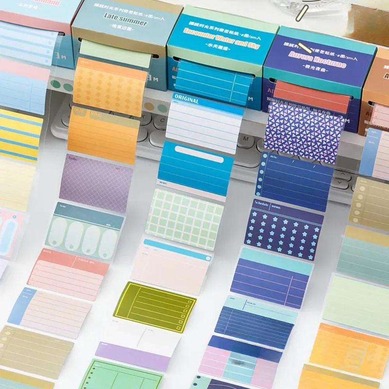 70pcs/box Sticky Notes Pull-out Self-Adhesive Sticky Notes Notepad ...