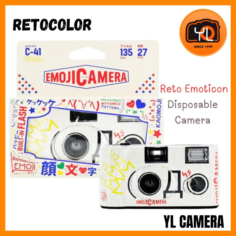 Retocolor Emoji 400 Disposable Film Camera 27EXP - TikTok Shop Malaysia