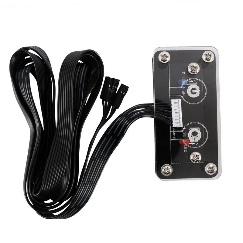 Desktop Computer Switch External Power Switch Power Button+Restart ...