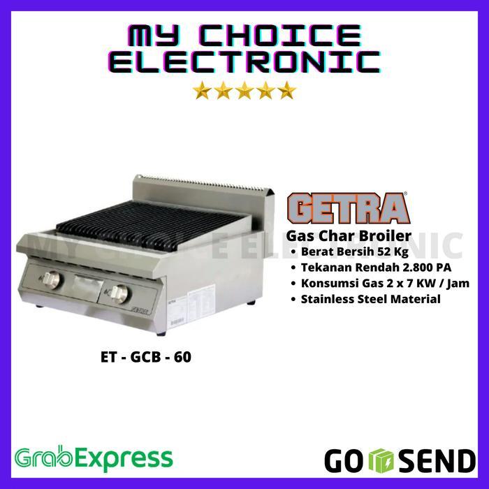 GETRA Gas 4 Open Burner ET-GCB-60 - Kompor Gas Pemanggang 4 burner ...