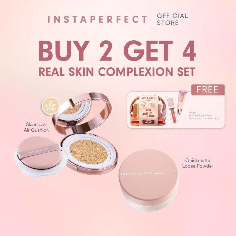 [BUY 2 GET 4] Instaperfect Real Skin Complexion Kit- Skincover AIr ...