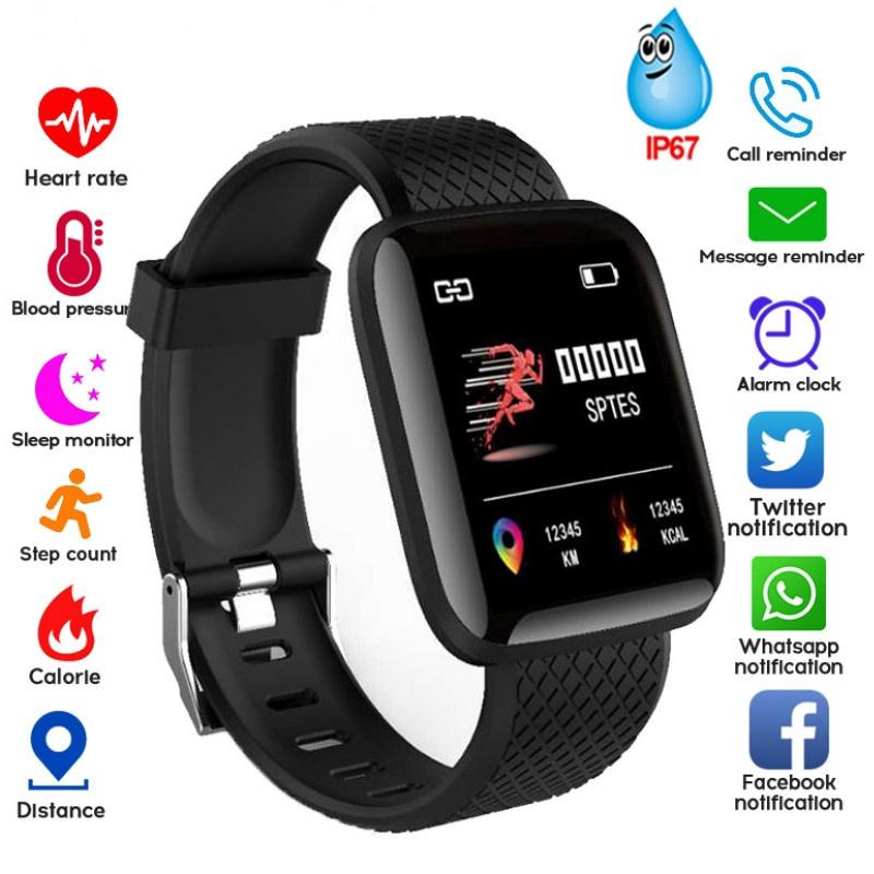 Jam Tangan Pintar, 116 Plus, Panggilan Bluetooth, Kalis Air, - TikTok ...