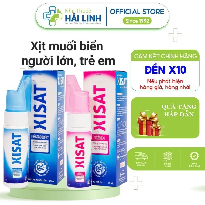 Xisat xanh cho người lớn và hồng cho trẻ em - Nước biển sâu xịt ...