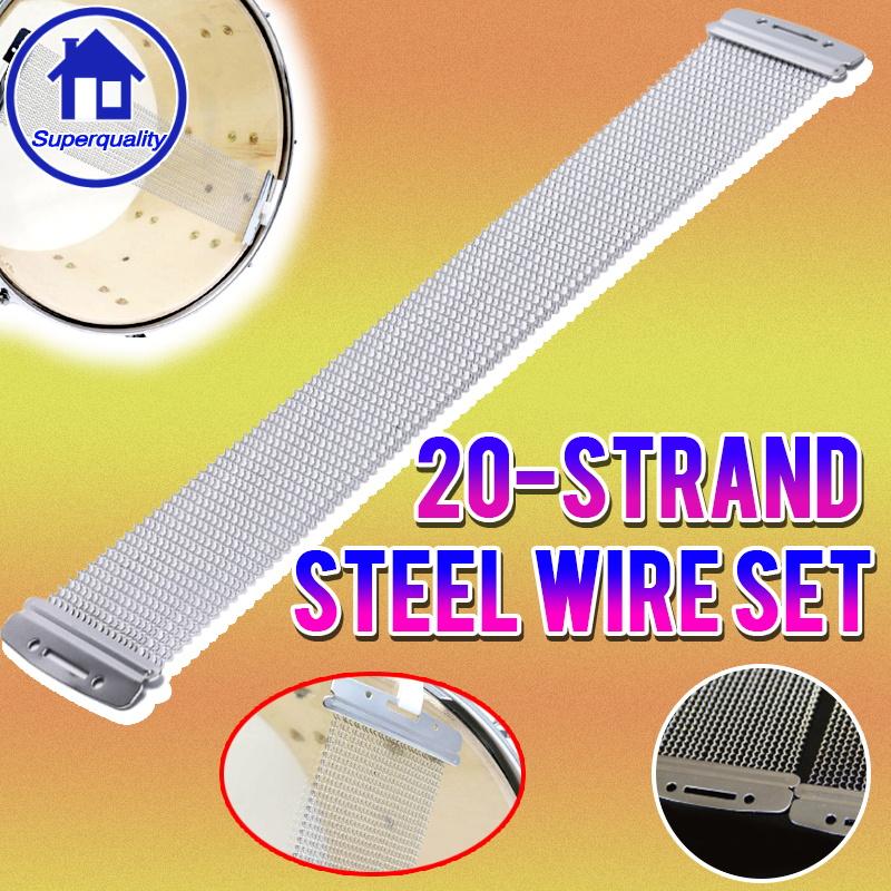 20 Strand Steel Wire Set for 14 Inch Snare Drum Percussion Instruments ...