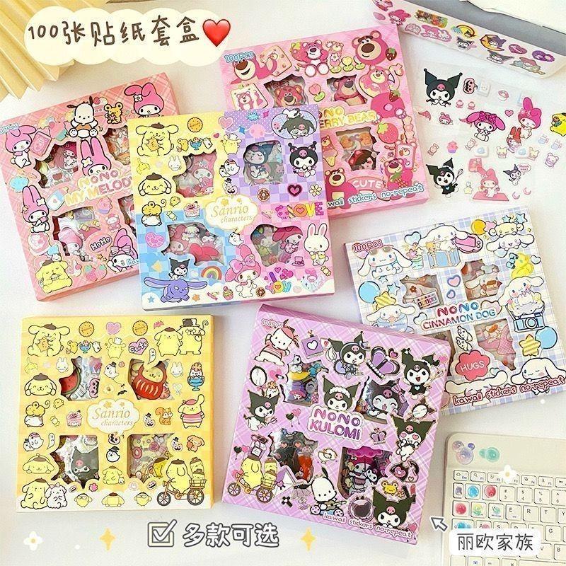 Stiker Sanrio Lotso Labubu Avenger Sticker Lucu 2D Sanrio Karakter ...