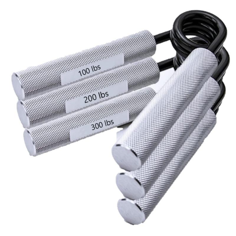 Hand Grip Strengthener Set of 3 (100LB,200LB,300LB) Metal Grip - TikTok ...