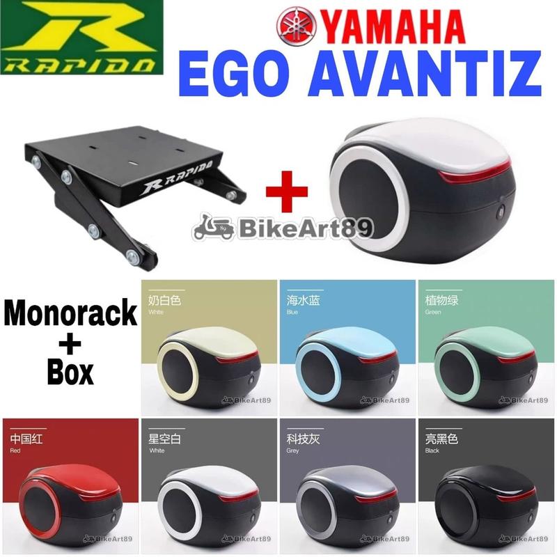 Rapido Monorack Yamaha EGO Avantiz Combo Set with Top Box Alien ...