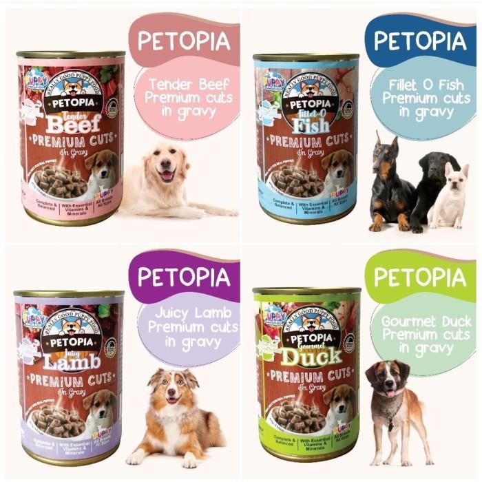 [61] petopia dog food kaleng premium cuts puppy anjing food wet - Shop ...