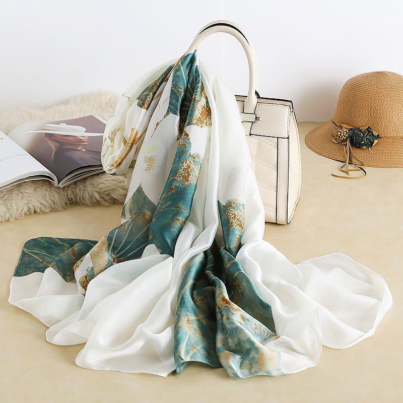 Long Scarves Spring and Summer Thin Outer Printed Scarf Brocade ...