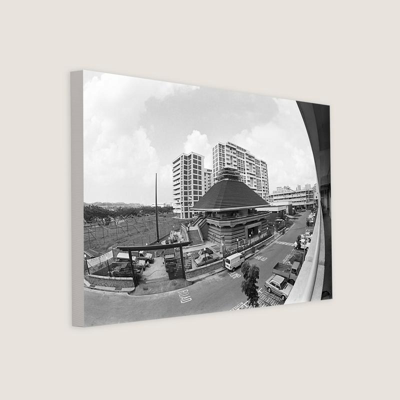Chee Tong Temple at Hougang Avenue 3 1987 Canvas - TikTok Shop Singapore