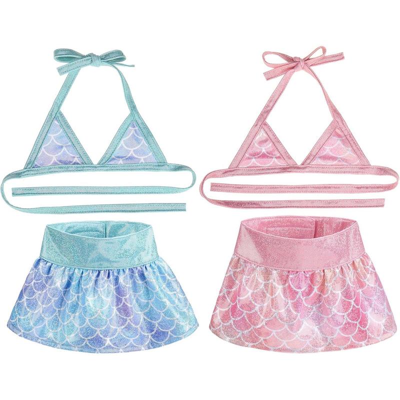 2 Pack Dog Bikini Set,Beach Dog Swimsuit Mermaid Dog Bathing Suit ...