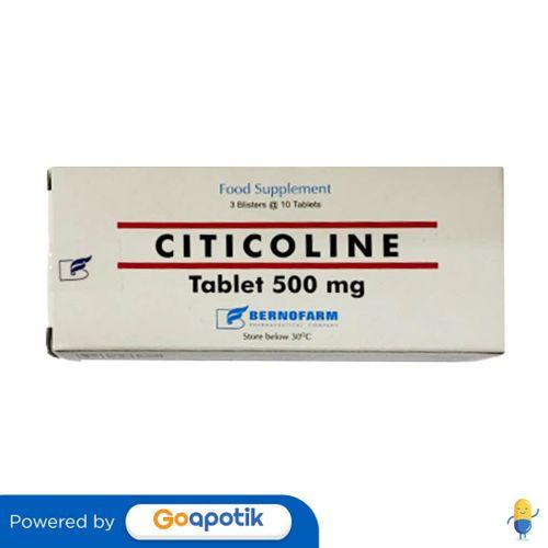 Jual CITICOLINE BERNOFARM 500 MG BOX 30 TABLET - Jakarta Barat - Apotek ...